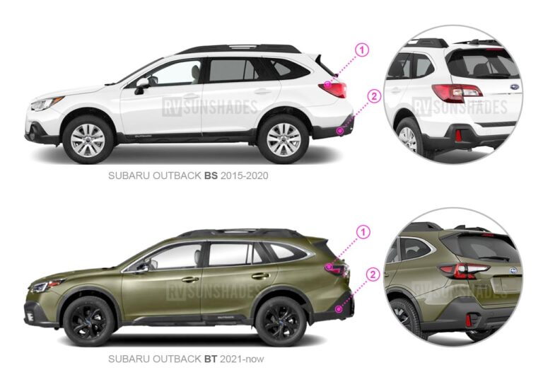 SUBARU Outback Window Shade BT 2021-Now [Tailgate Window] | RVSUNSHADES