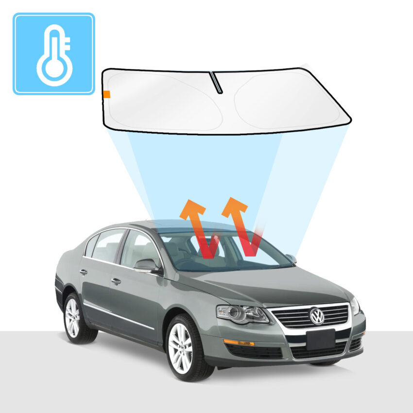VW Passat Windsreen Sun Shade B6/B7 2006-2015 Solar Screens BLOCK OUT ...