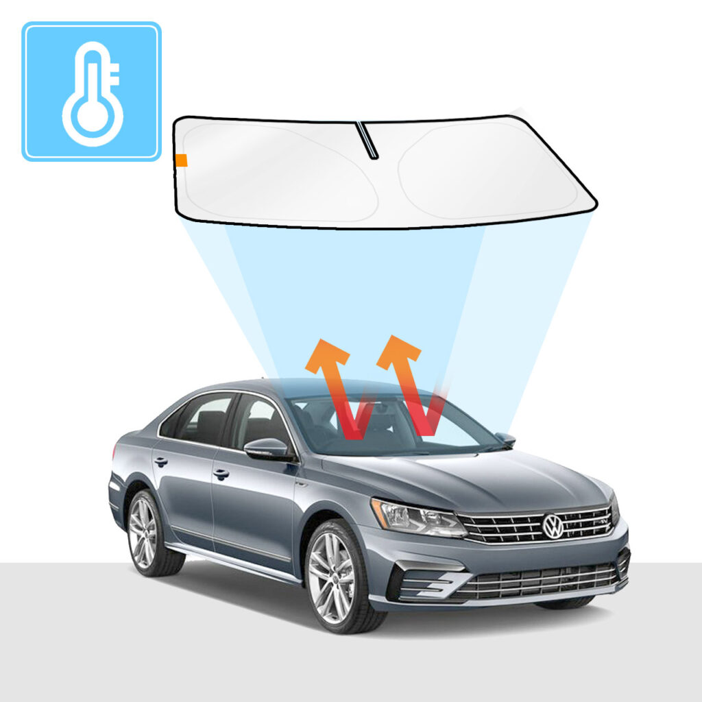 VW Passat Windscreen Sun Shade B8 2015-2022 Solar Screens BLOCK OUT ...