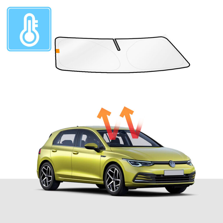 VW Golf Windscreen Sun Shade MK8 2020-Now Solar Screens BLOCK OUT (RV26 ...