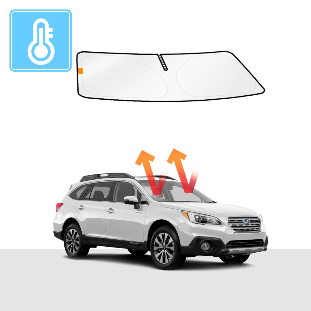 SUBARU Outback Windscreen Sun Shade BS 2015-2020 Solar Screen BLOCK OUT ...