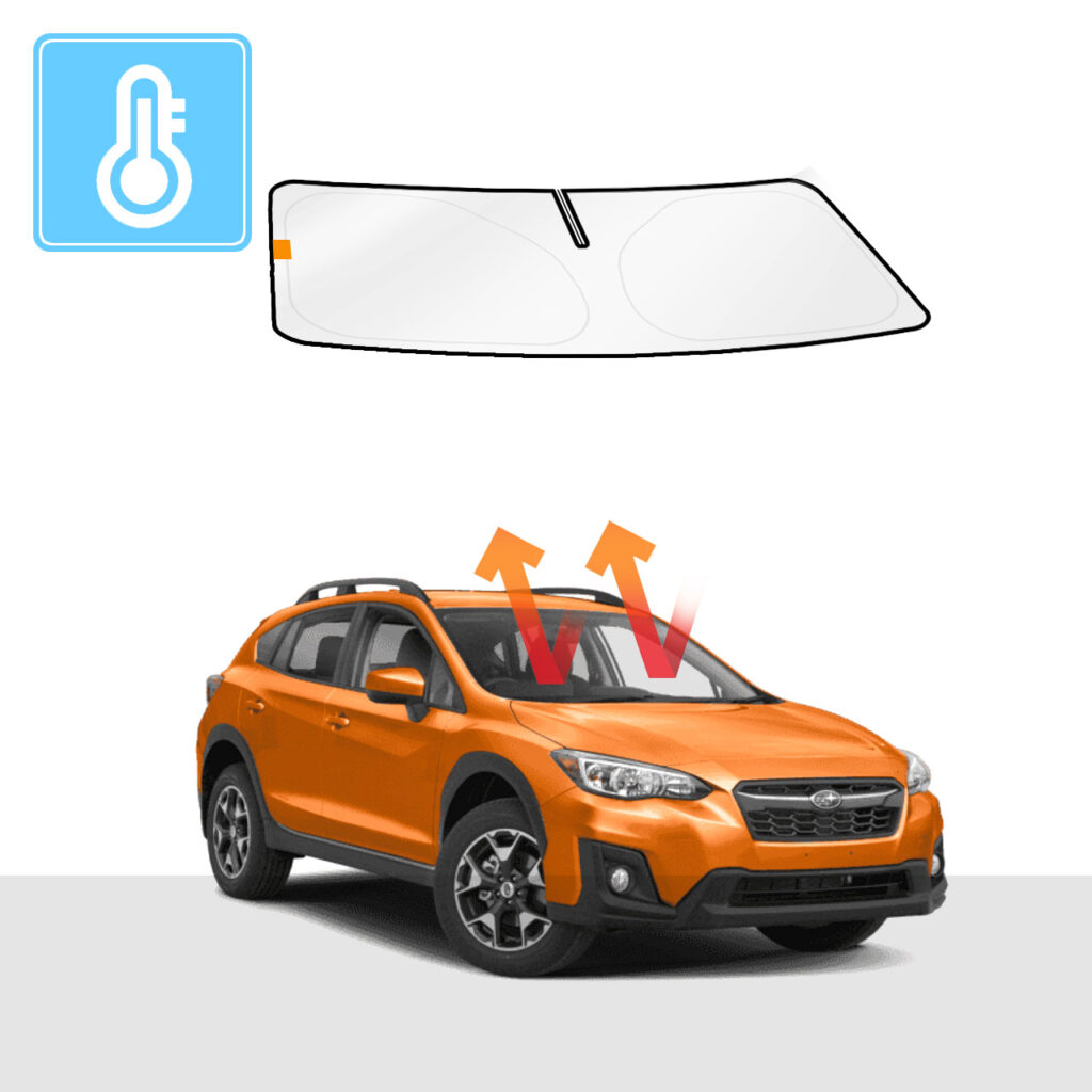 SUBARU XV Insulated Windscreen Sun Shade GT 2017-2022 Solar Screen ...