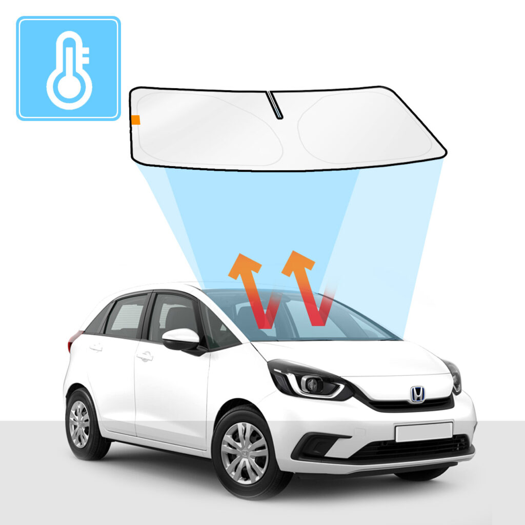 Honda Jazz Windscreen Sun Shade 2021-Now Solar Screens BLOCK OUT (RV22 ...