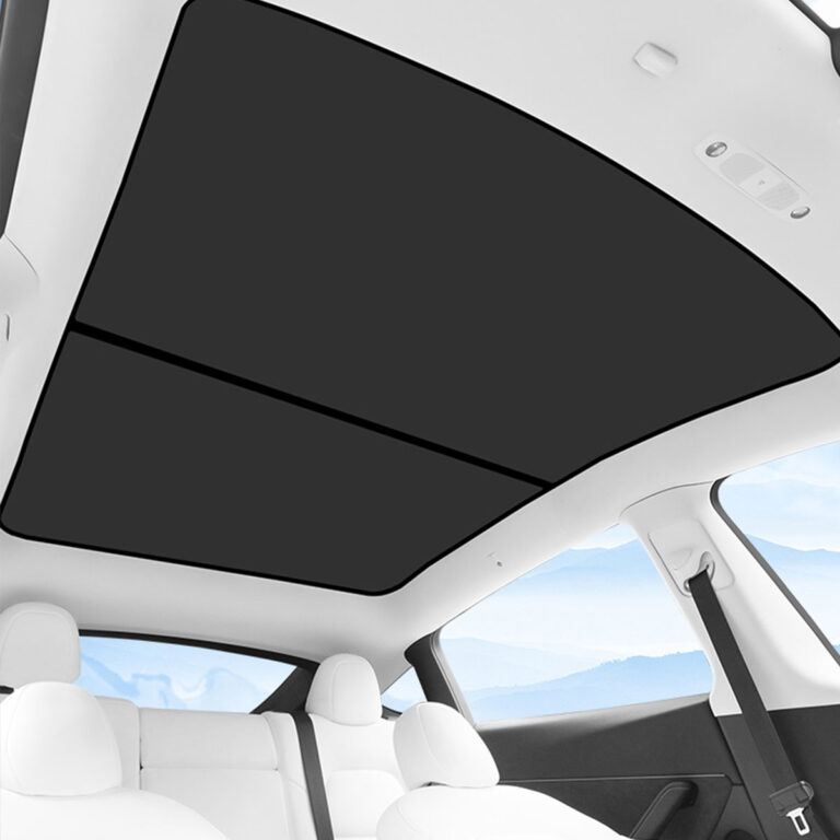 Tesla Model Y Roof Sun Shade Single Piece Nano Tech Crystal Series ...